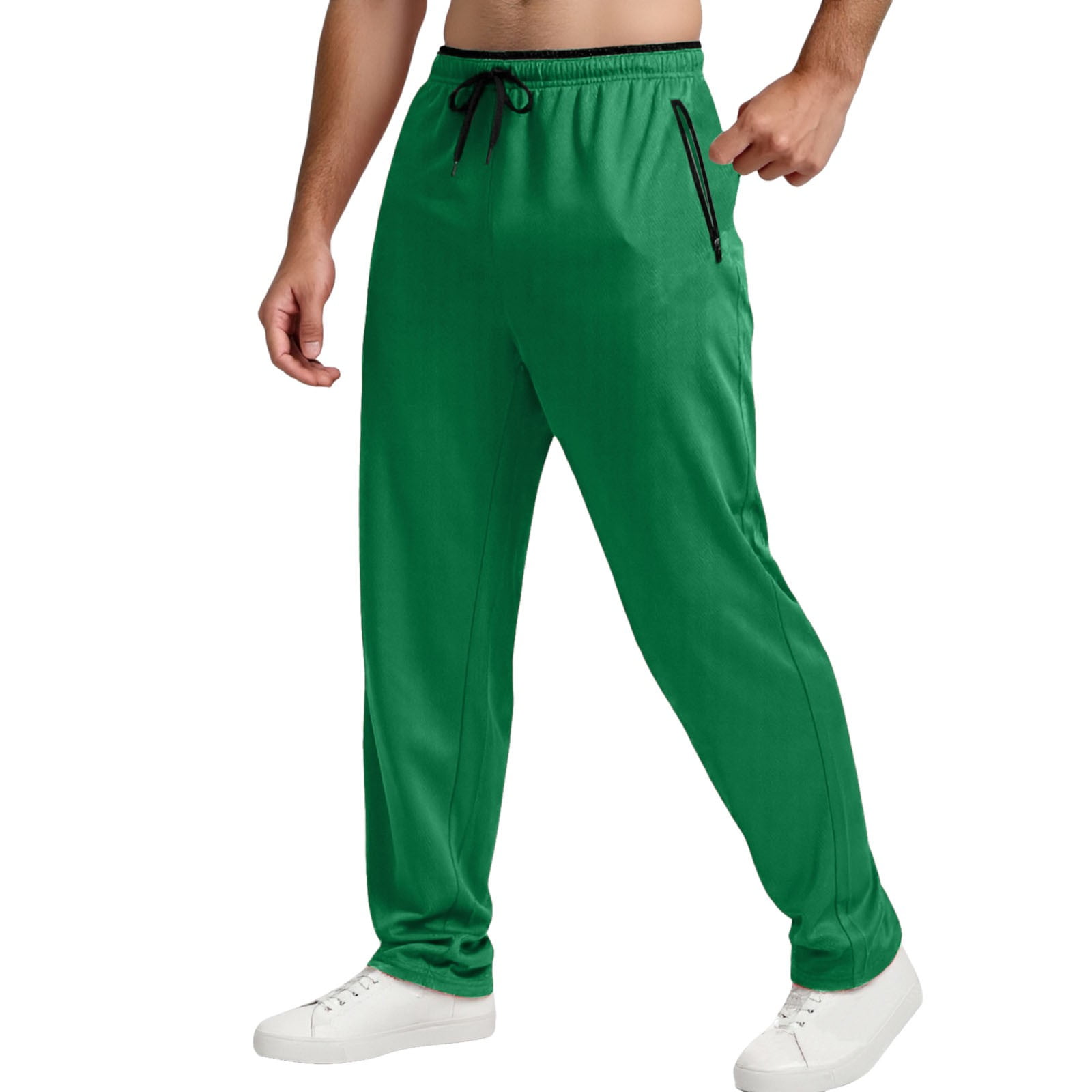 ADEYPCGD Men's Athletic Sweatpants Lightweight Breathable Mesh Workout ...