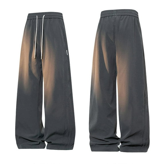 ADEYPCGD Men's Casual Daily Wear Trousers Loose Fit Printed Design ...