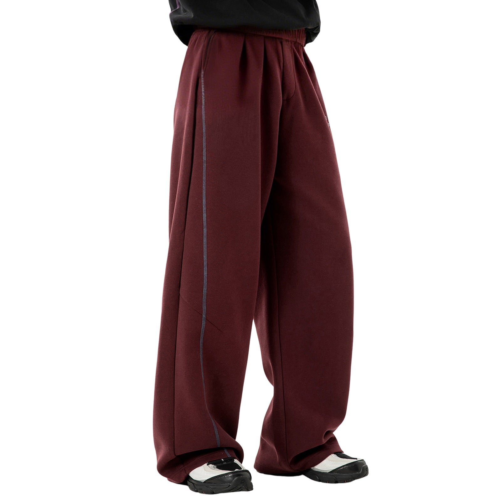 ADEYPCGD Men's Casual Trousers For Daily Wear Relaxed Fit Straight Leg ...