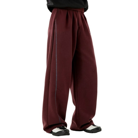 ADEYPCGD Men's Casual Trousers For Daily Wear Relaxed Fit Straight Leg ...