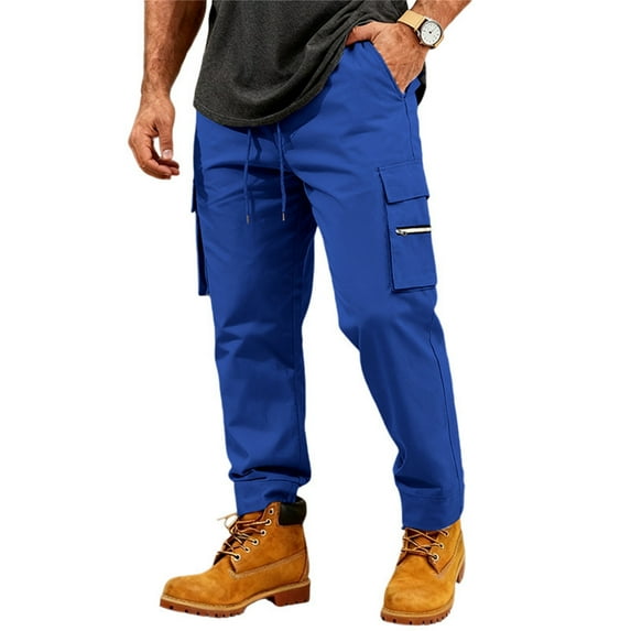 ADEYPCGD Men's High Street Hop Casual Cargo Joggers Loose Fit ...