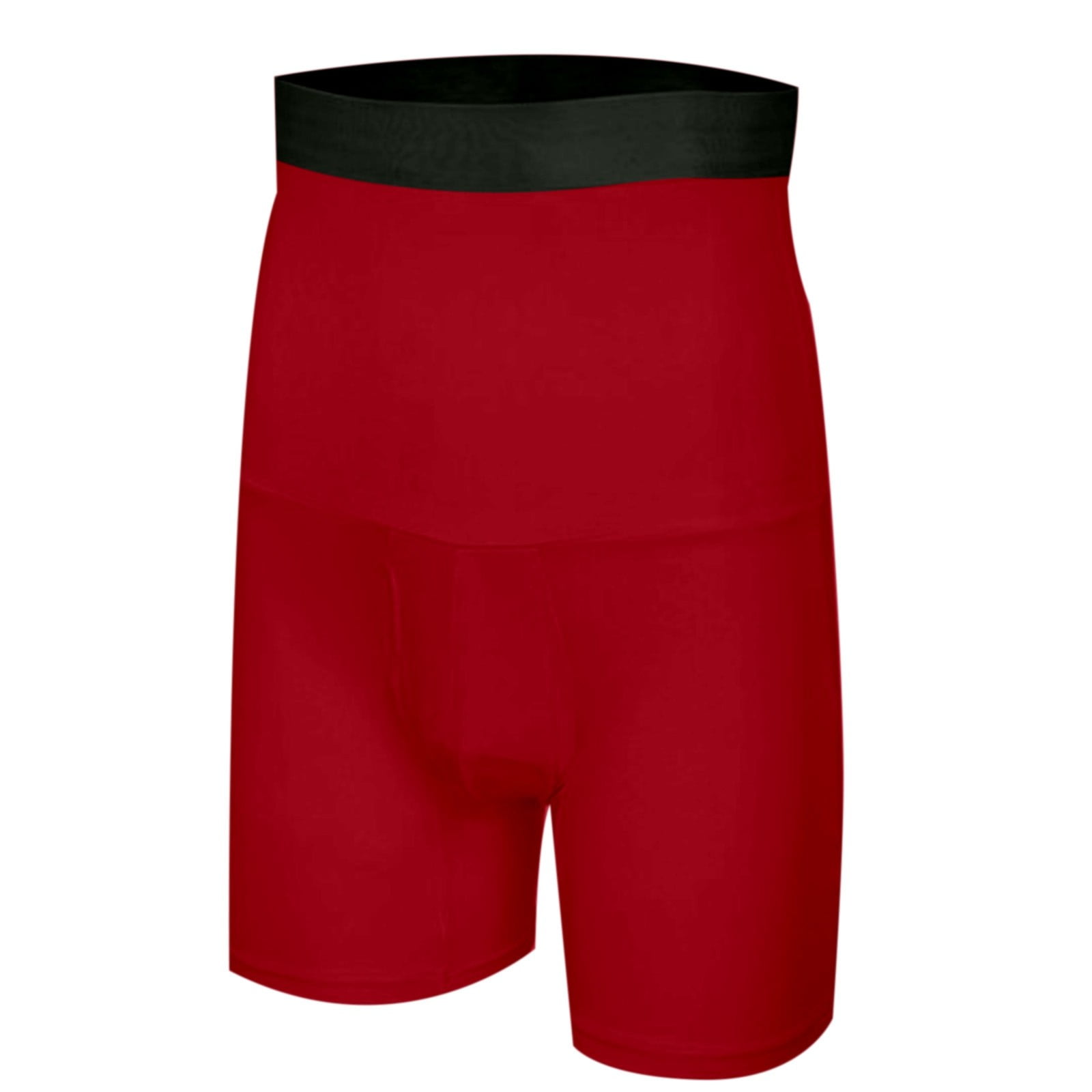 ADEYPCGD Men's High Waist Compression Shorts Silicone Grip Shaping ...