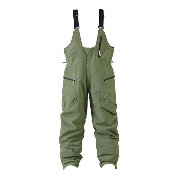 ADEYPCGD Men's Insulated Thermal Ski Bib Overalls Winter Snowboarding ...