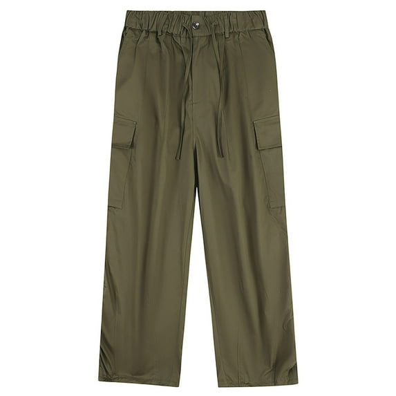 ADEYPCGD Men's Stretch Cargo Pants with Elastic Waist for Casual ...