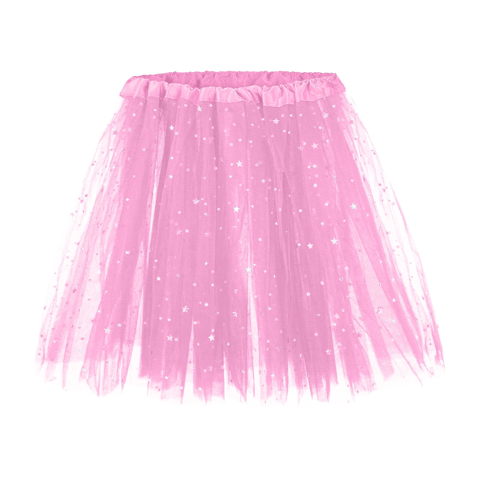 ADEYPCGD Women Skirt Petticoat Cute Underskirt Ballet Swing Skirt Puffy ...