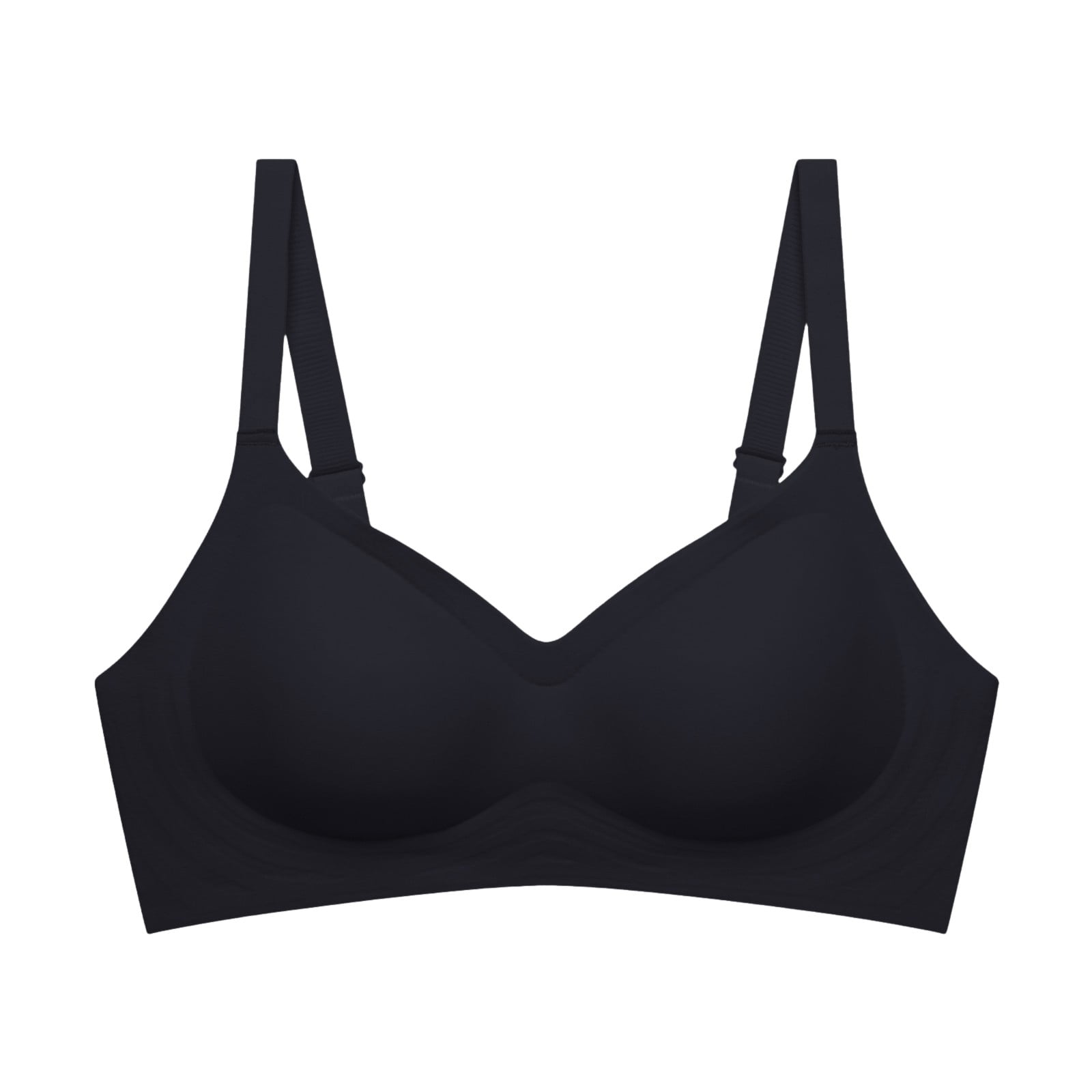 ADEYPCGD Women’s Bras Deep V Bra Low Cut Push Up Bralette Seamless ...