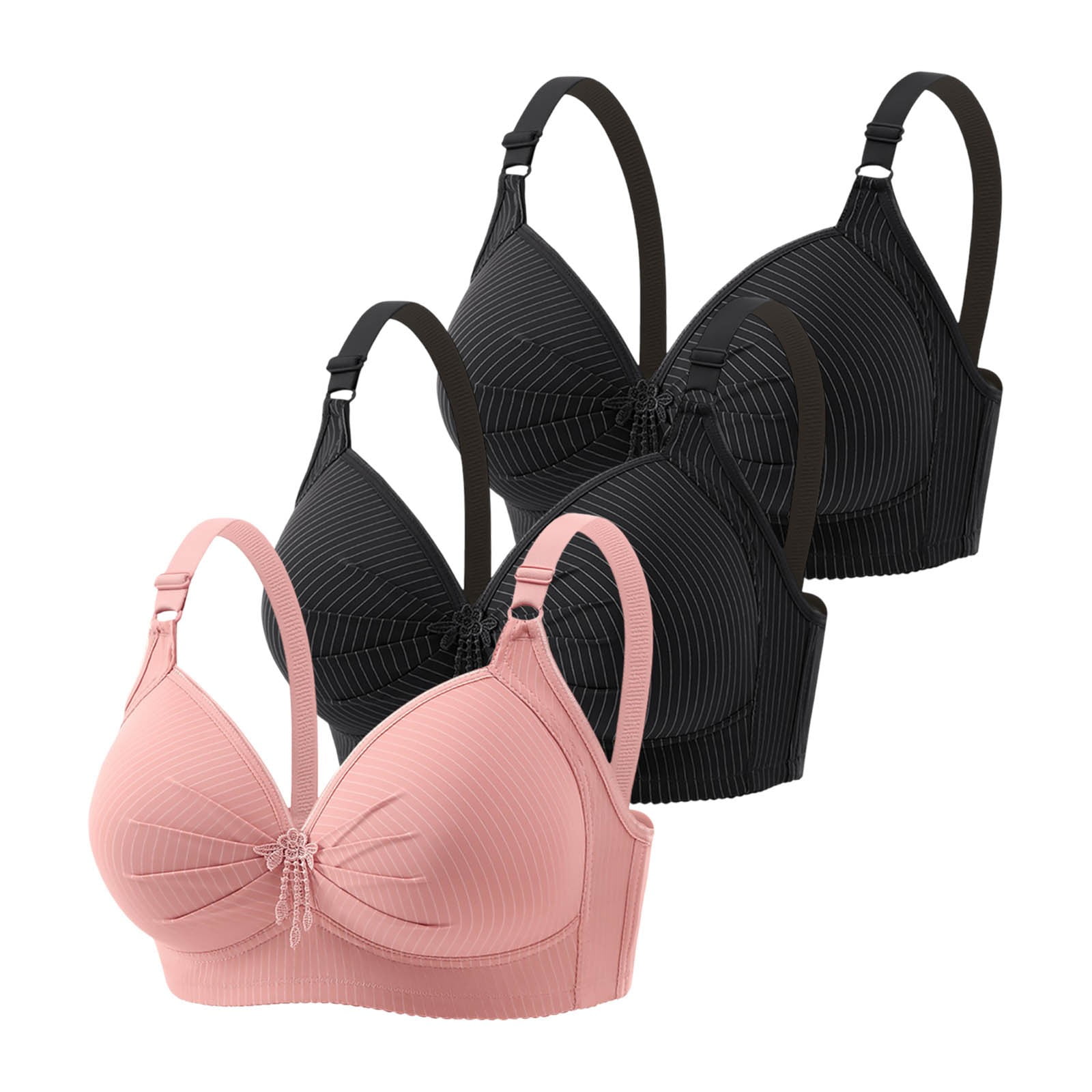 ADEYPCGD Women’s Bras Women's Wireless Bra,Plus-Size Bras Available ...