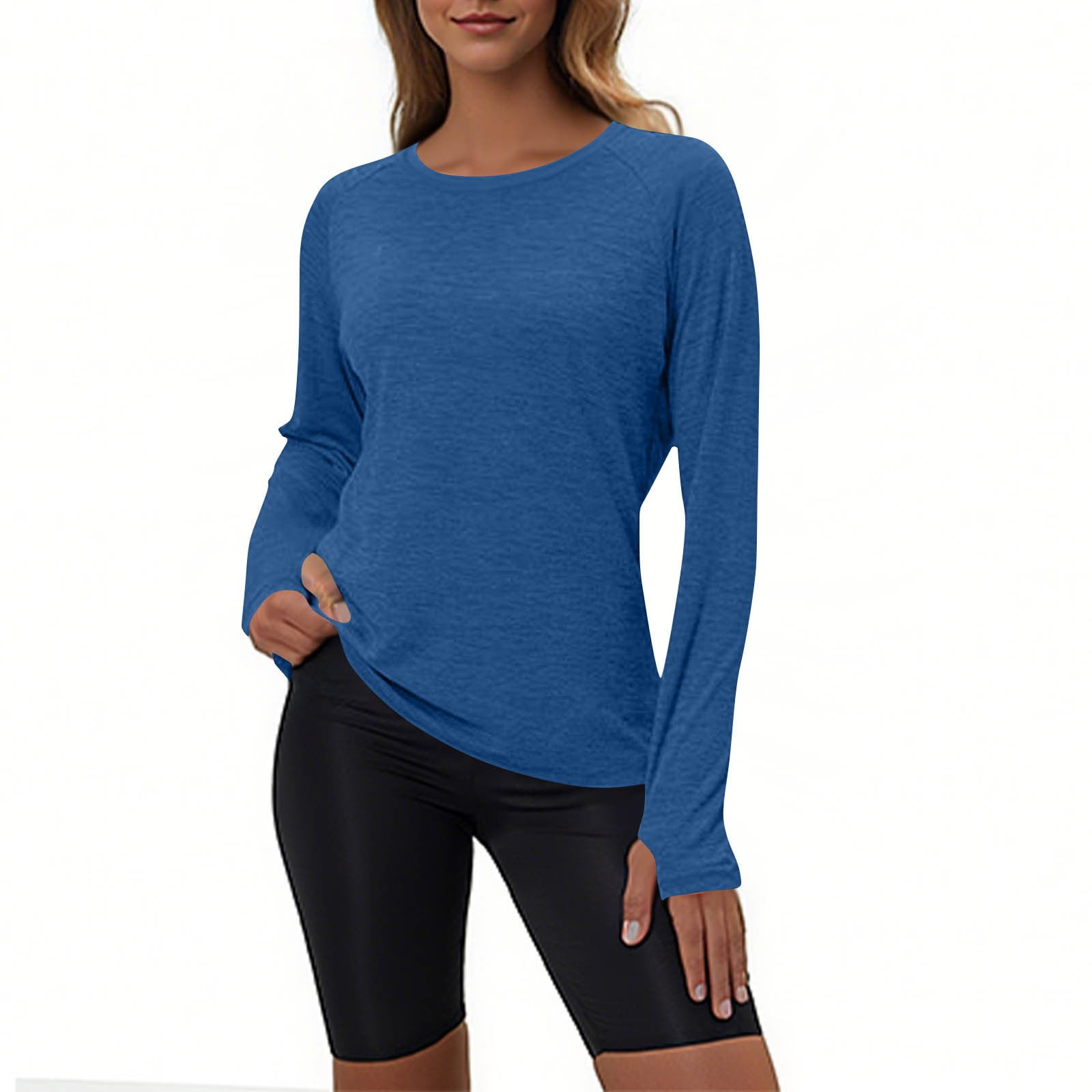 ADEYPCGD Women's Long Sleeve Training Top for Everyday Comfort and ...