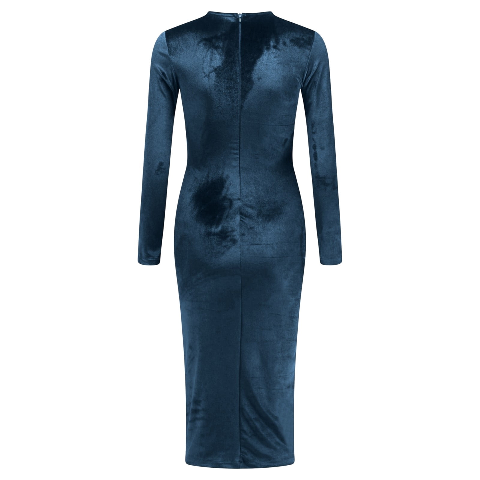 ADEYPCGD Women's Timeless Velvet Long Sleeve Bodycon Dress for Everyday ...