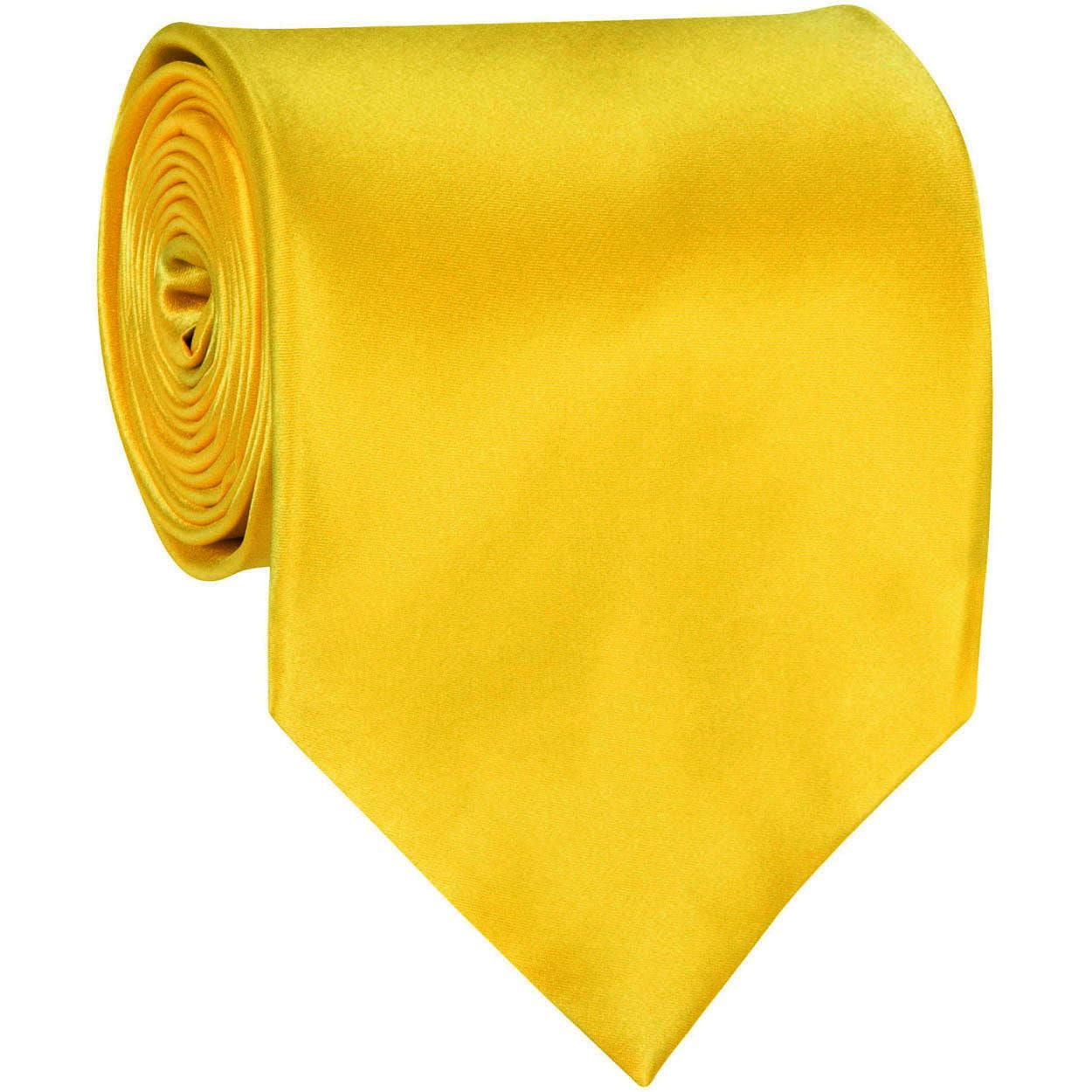 ADF-33 - Mens - Canary Yellow - Solid Necktie - Walmart.com