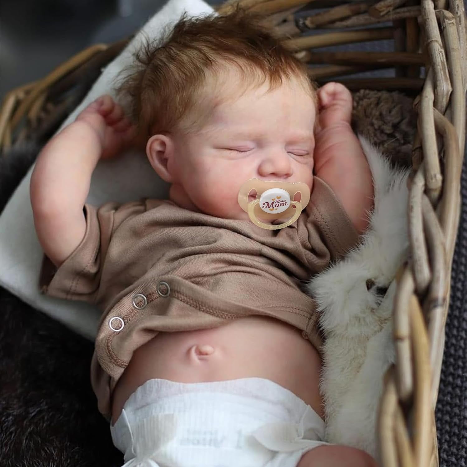 ADFO Reborn Baby Dolls 17 Inches Girl Realistic Baby Doll with Full ...