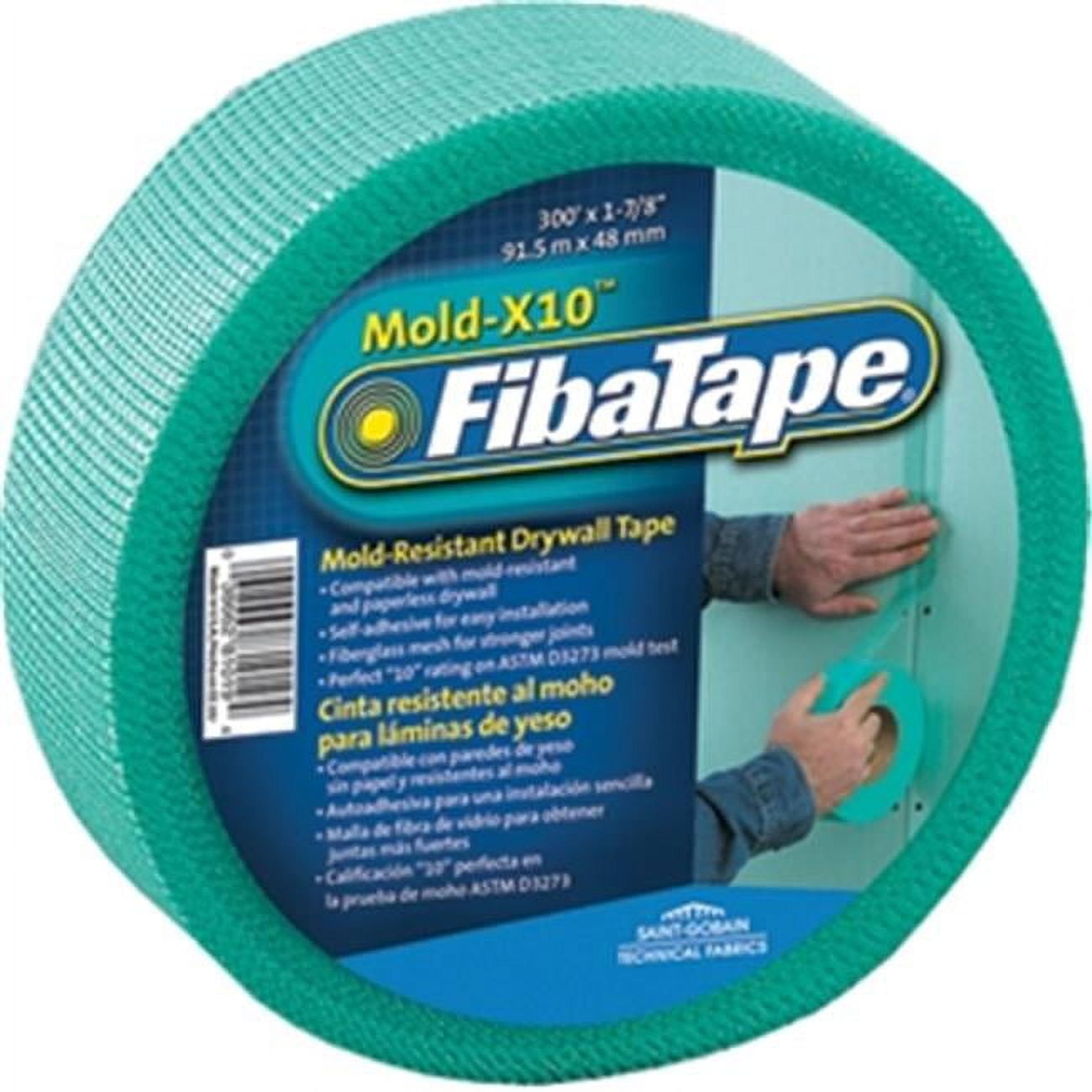 FibaTape Mold-X10 1-7/8 In. X 300 Ft. Mold & Mildew-Resistant Joint ...