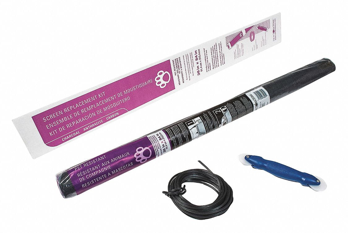 Saint-Gobain ADFORS DIY Pet Resistant Polyester Screen Repair Kit ...