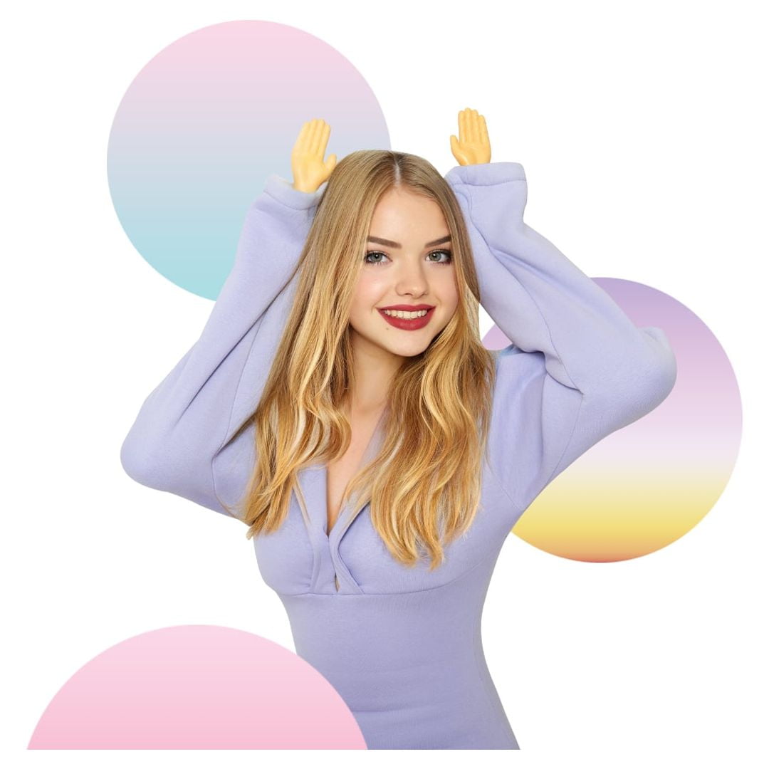 ADGO Tiny Hand Toys, Realistic Little Baby-Hands on a Stick, Prank Kit ...