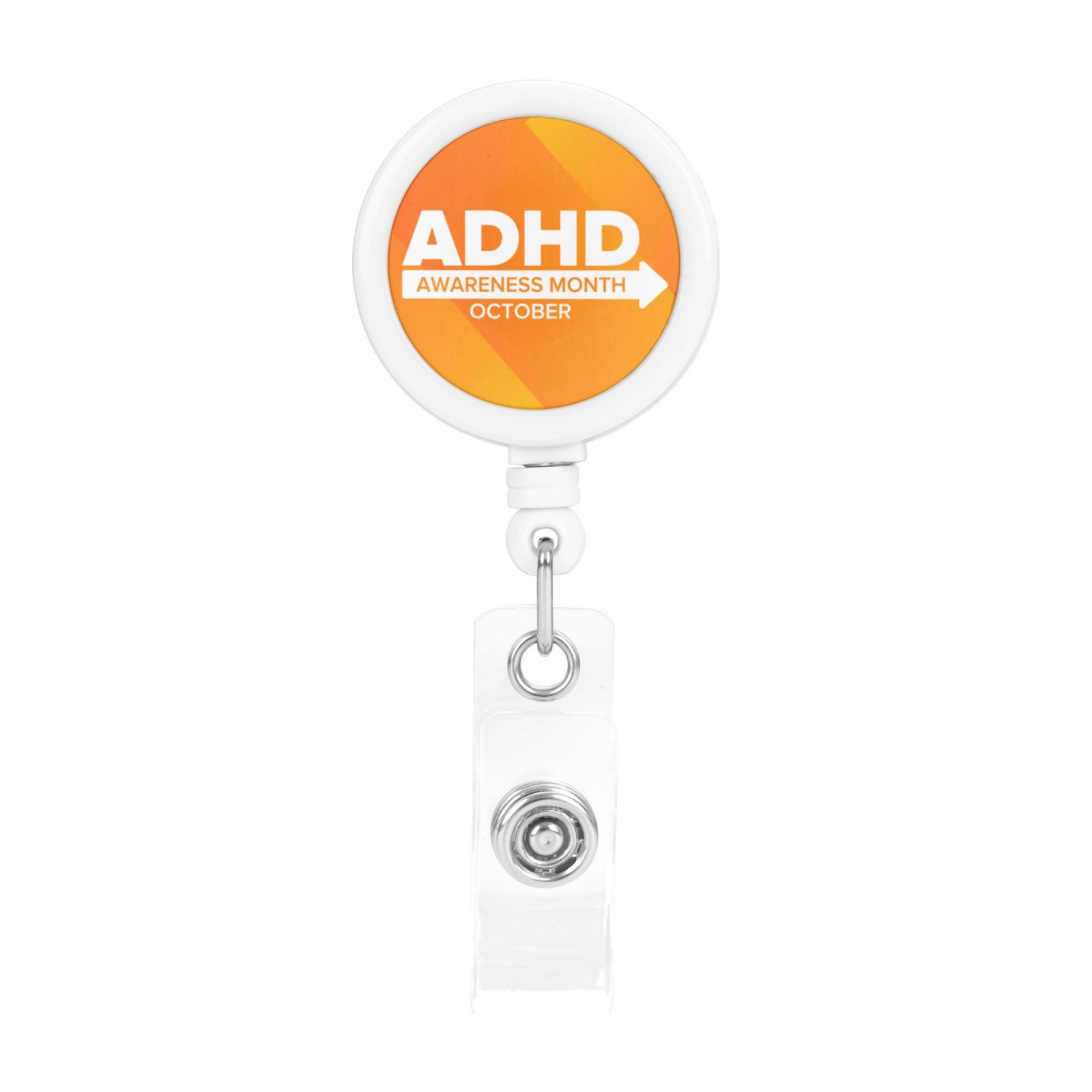 ADHD Awareness Month Badge Reel Retractable Badge Holder ID Card Holder ...