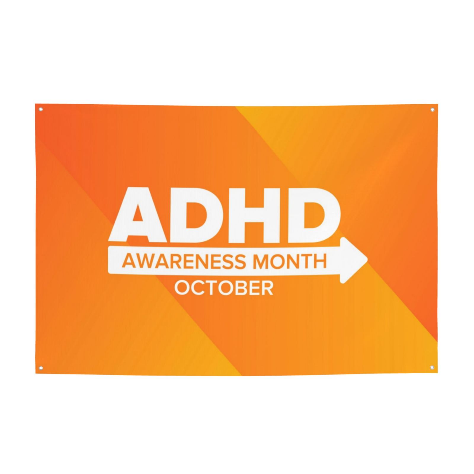 ADHD Awareness Month Banner Backdrop Porch Sign 47 x 71 Inches Holiday ...