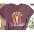 ADHD Awareness Rainbow Tshirts Adhd Warrior Orange Ribbon Tee ADHD Gift ...