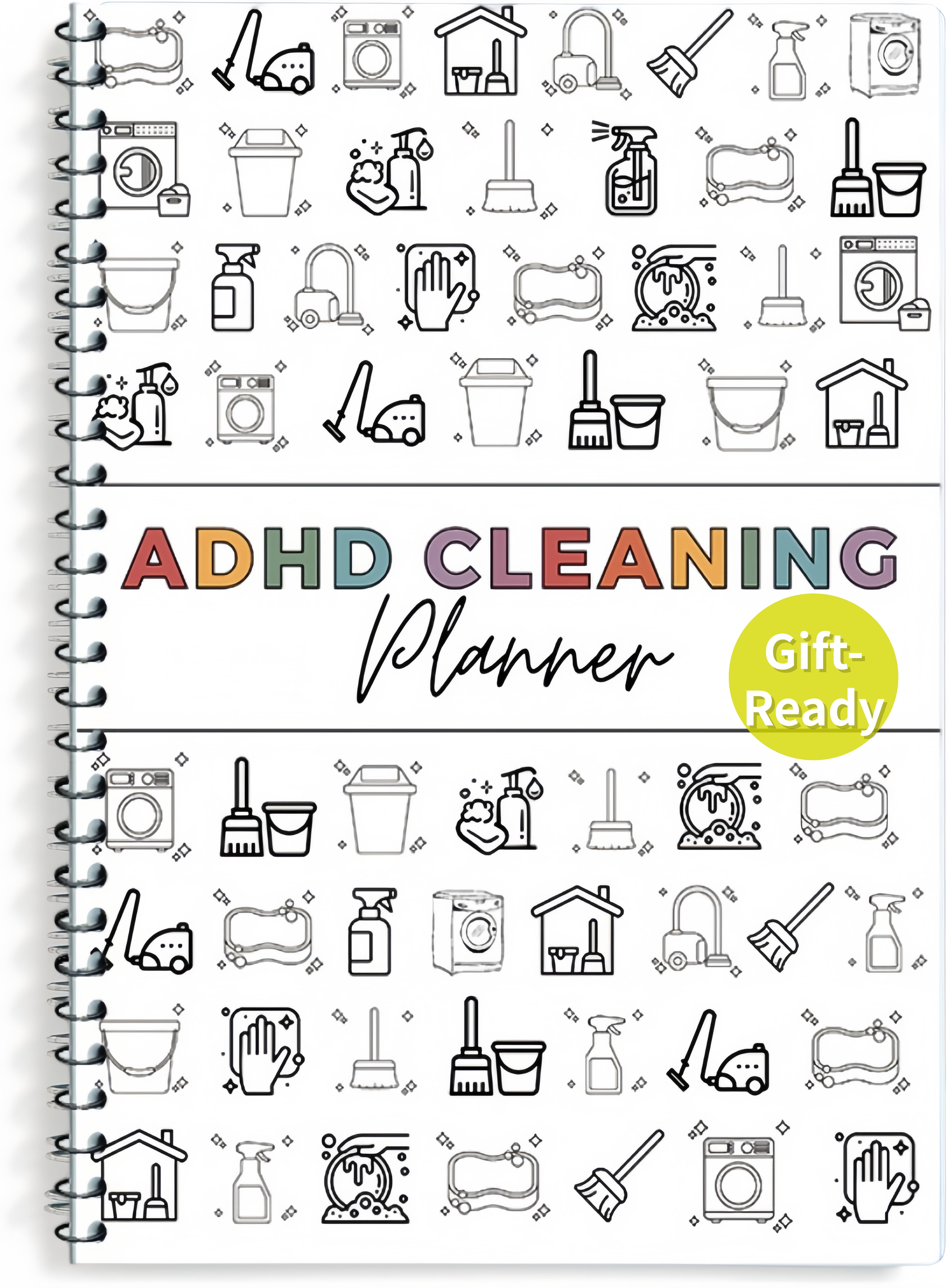 Cleaning Planner & Schedule Checklist Organizer – Daily, Weekly ...