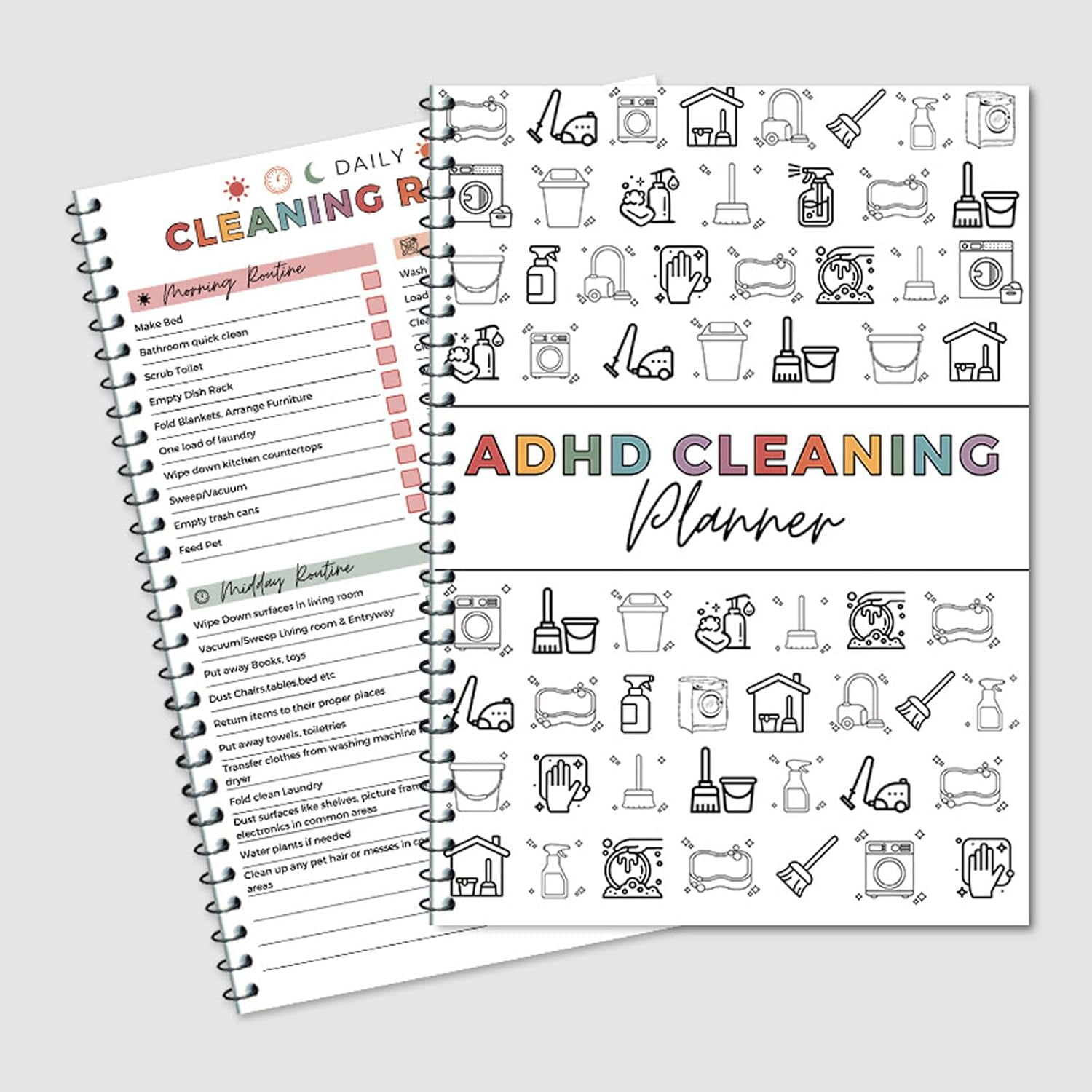 ADHD Cleaning and Organizing Toolkit, Spring Cleaning Checklist ...