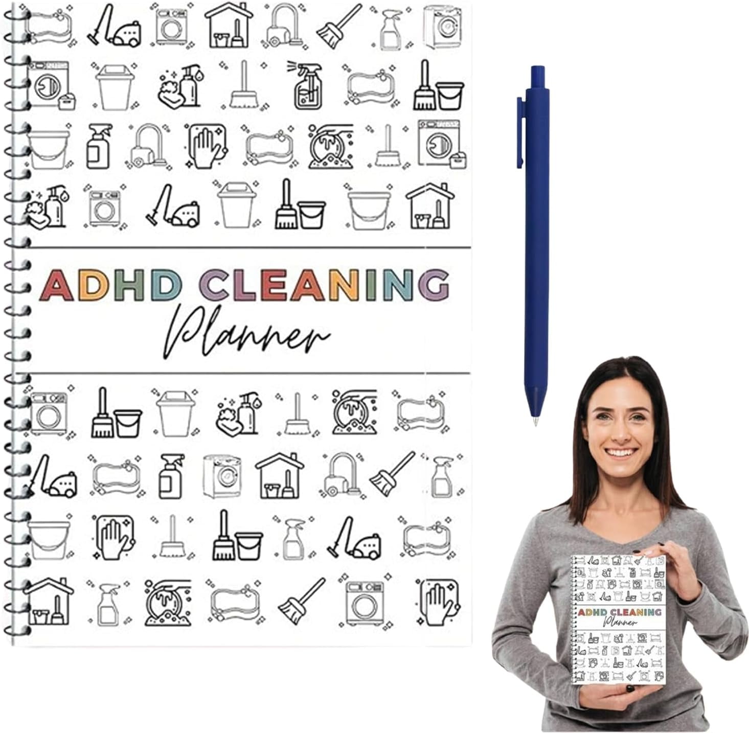 ADHD Cleaning Planner, ADHD Cleaning & Organizing Toolkit - Chore ...