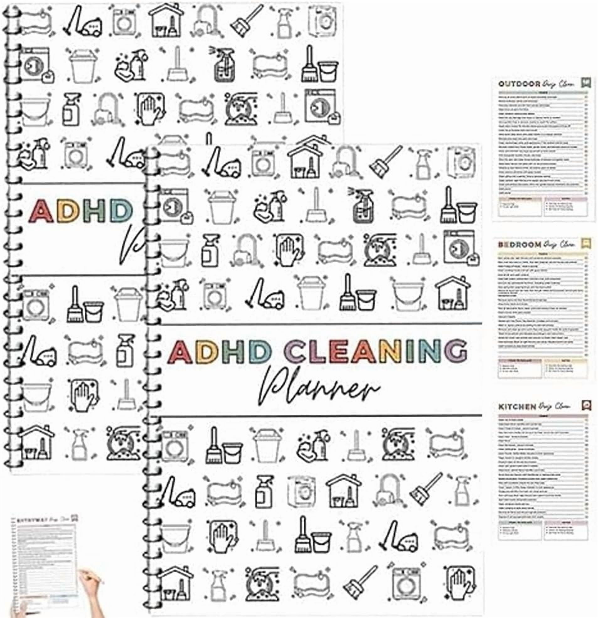 ADHD Cleaning Planner, Adhd Cleaning & Organizing Toolkit - Chore ...