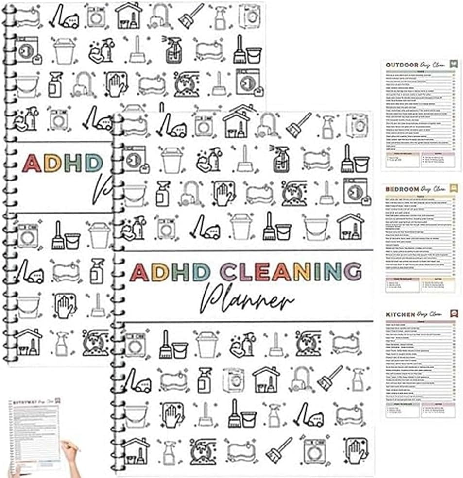 ADHD Cleaning Planner, Adhd Cleaning & Organizing Toolkit - Chore ...