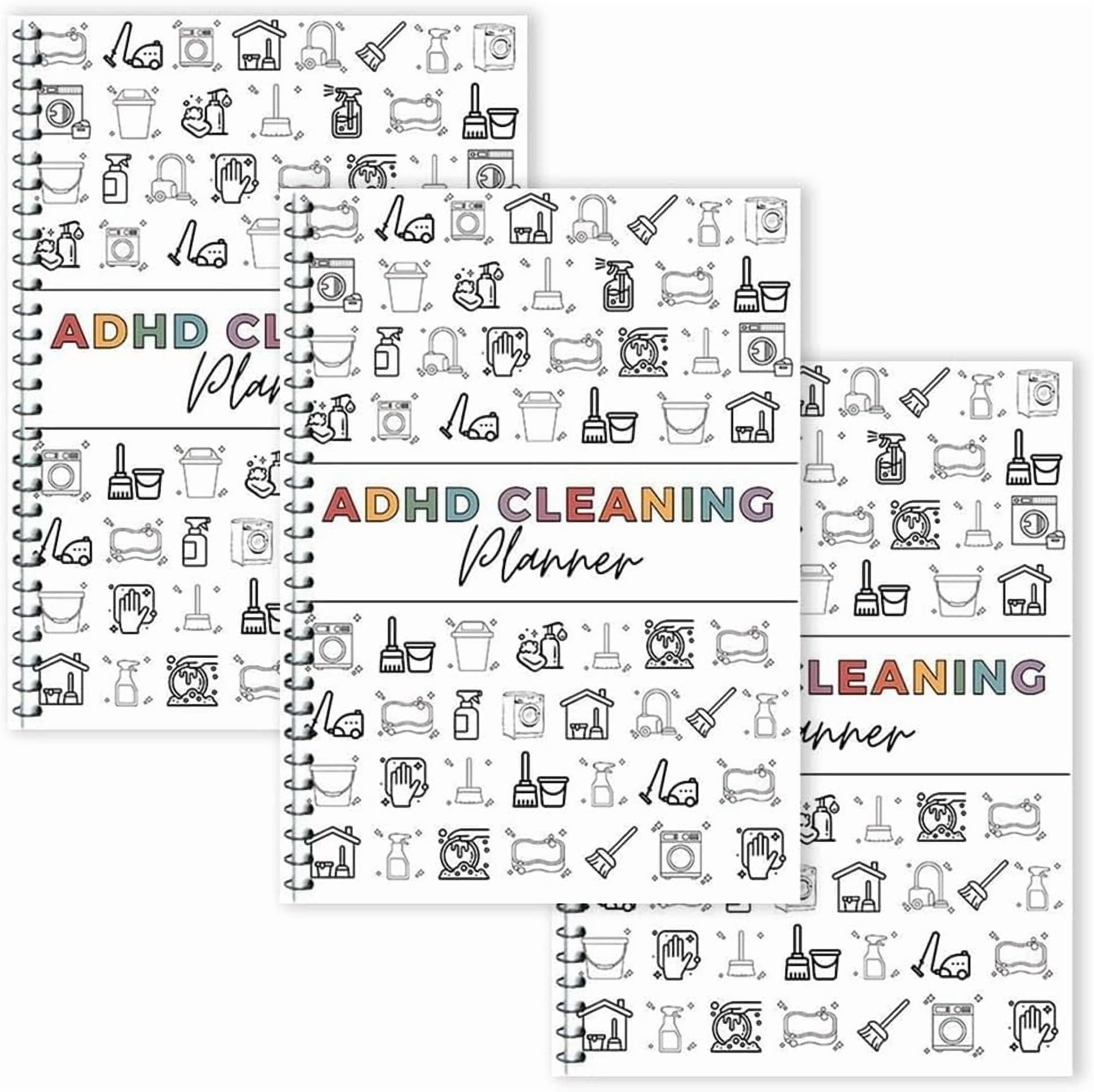 ADHD Cleaning Planner for Adults – Comprehensive Home Cleaning Schedule ...