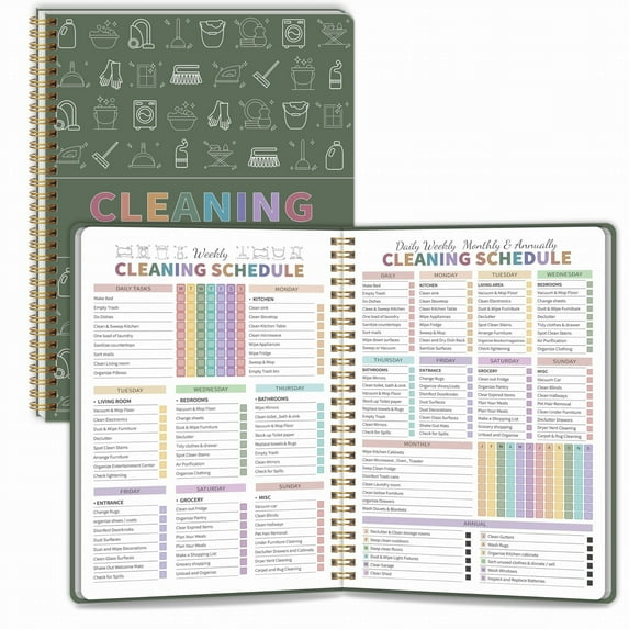 ADHD Cleaning Planner for Adults – Undated Daily, Weekly & Monthly ...