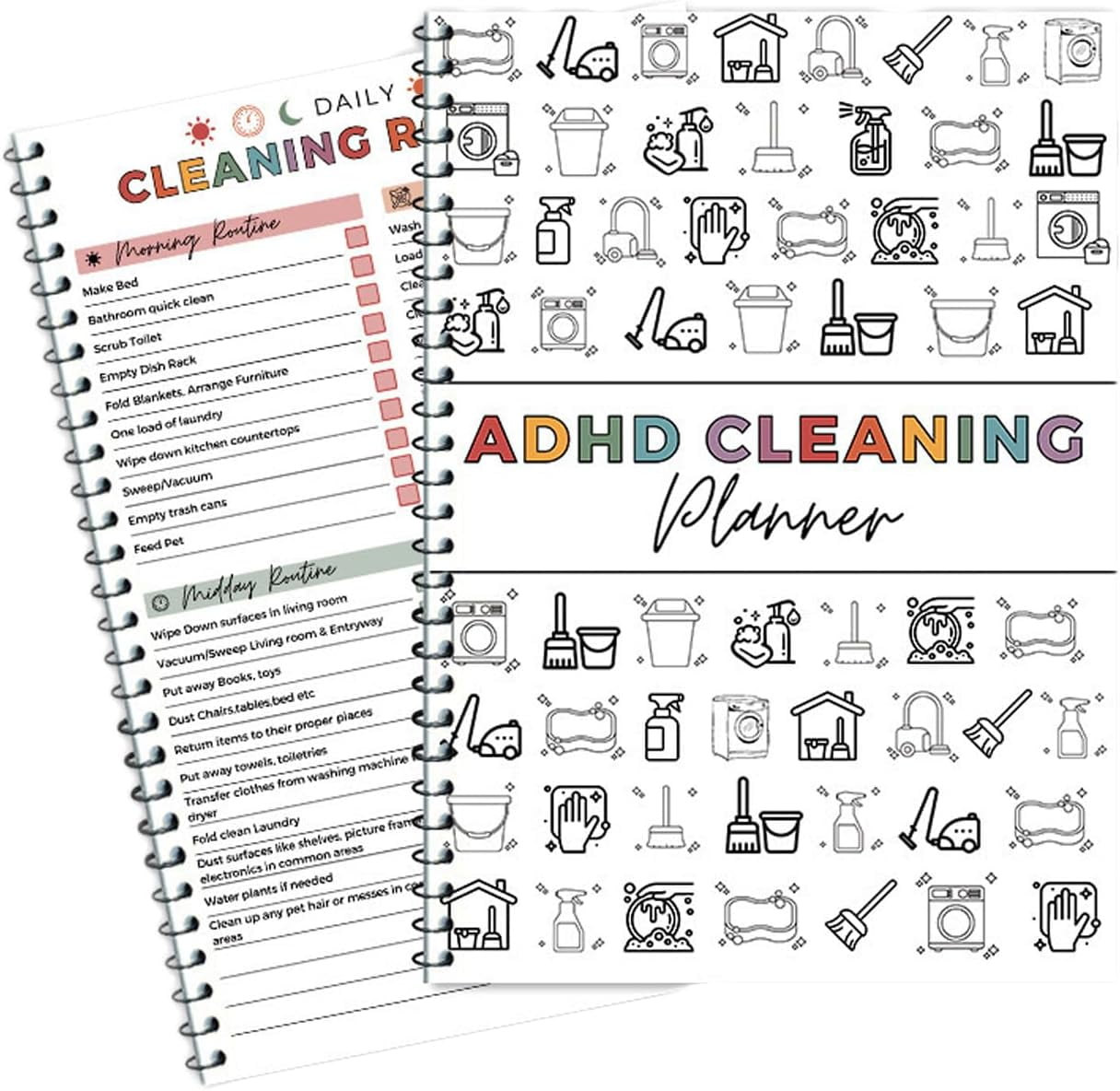 【ADHD Cleaning Planner】Household Daily Cleaning Schedule Planner, 1 ...