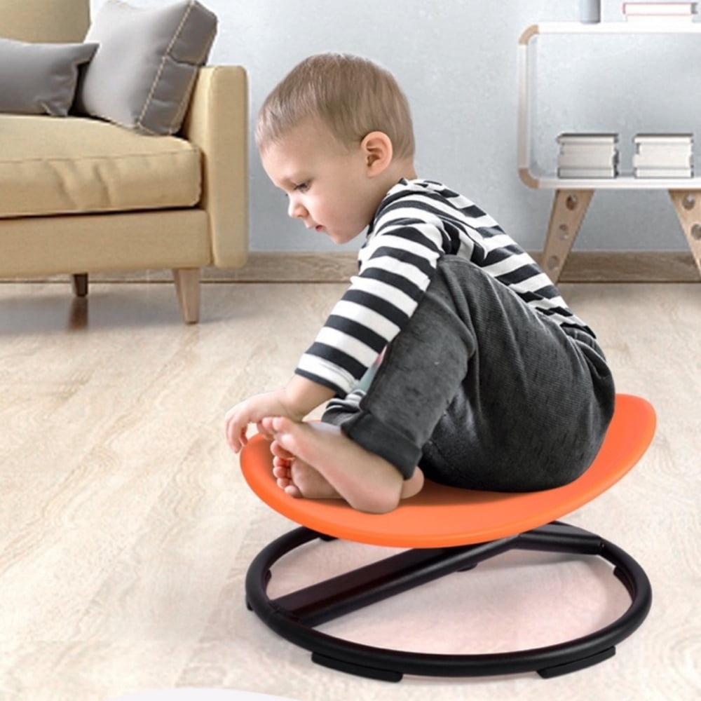 ADHD Sensory Spin Chair, Sturdy Metal Base Swivel Seat for Balance ...