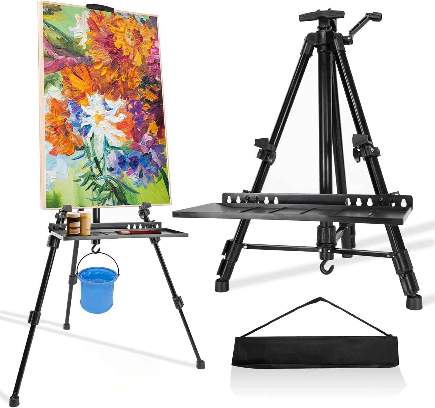 Daler-Rowney Simply Portable Field Easel, Silver, Carry Bag Included, 1 ...