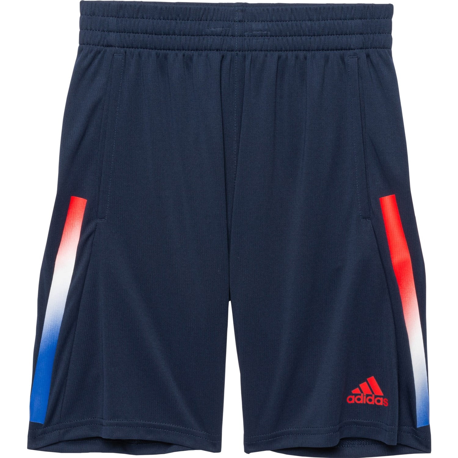 ADIDAS BOYS SHORTS - 3STRIE GARDIENT SZ MEDIUM 10 12 - SHORTS PANT ...