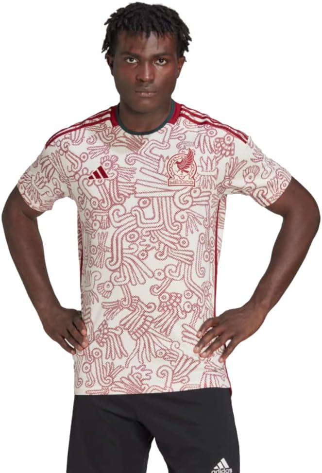 ADIDAS World Cup 22 Mexico Away Jersey - Mens (Wonder White,S ...
