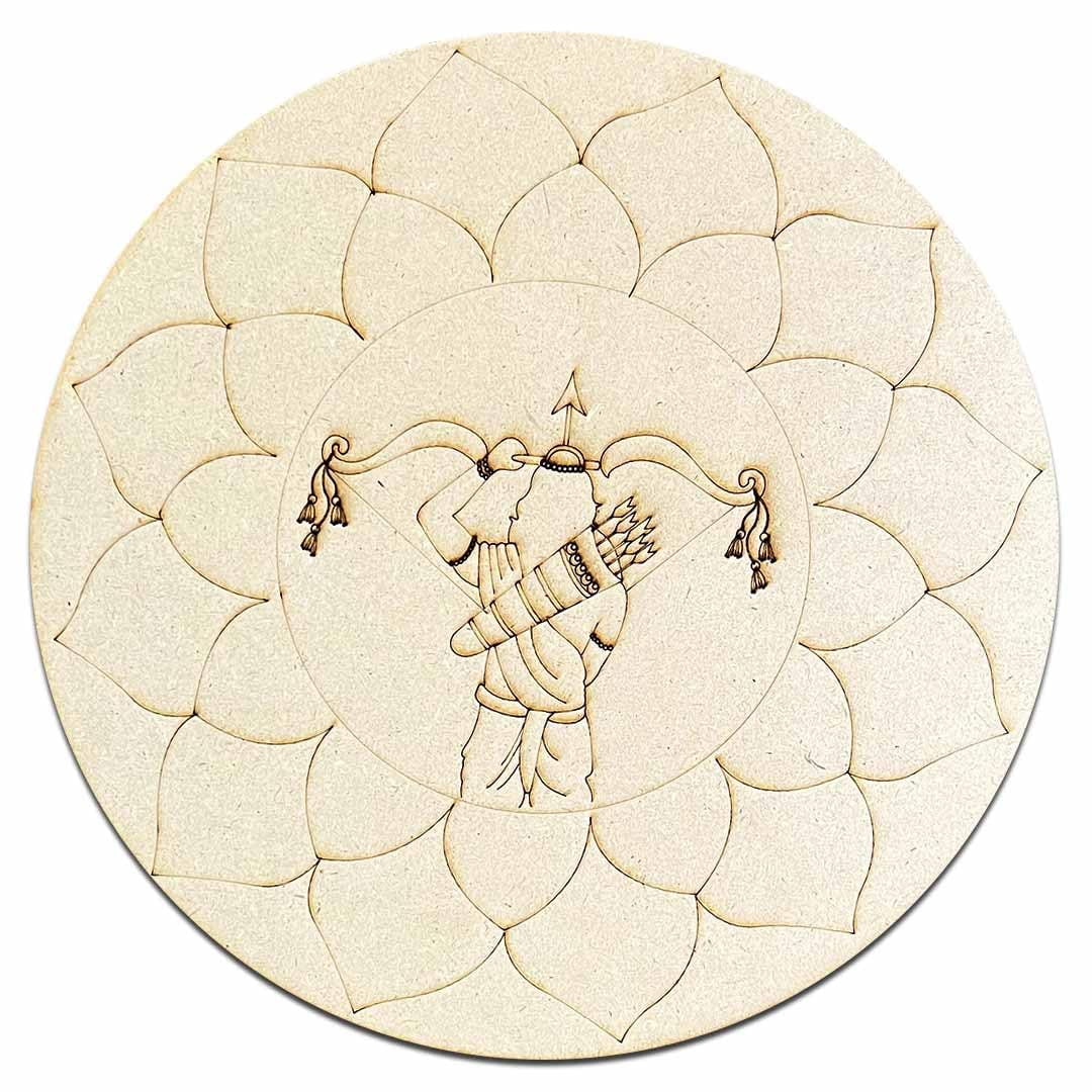 ADIKALA Engraved Mandala Mdf Boards For Art and Craft for Decorations ...