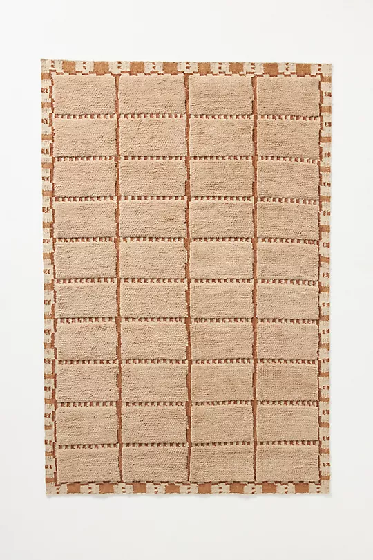 ADIL RUGS 87% Handwoven Wool, 13% Cotton Katie Hodges Grid Area Rugs ...