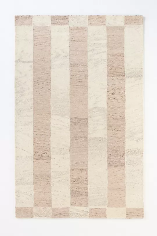 ADIL RUGS Hand-Tufted Striped Vivianna 100% Wool Area Rugs For Living ...