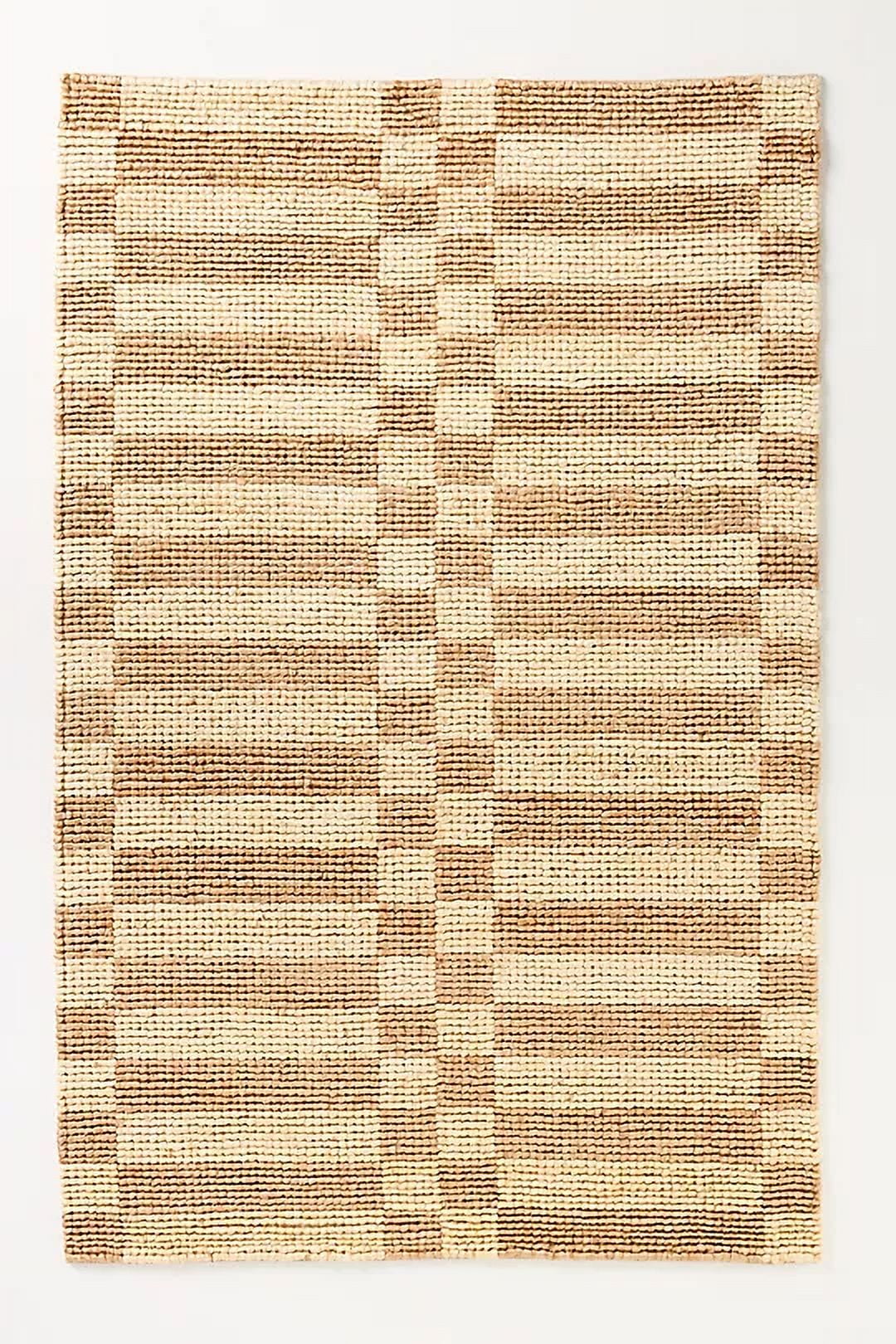 ADIL RUGS Hand Woven Polina Looped Jute Checkered Area Rugs For Living ...