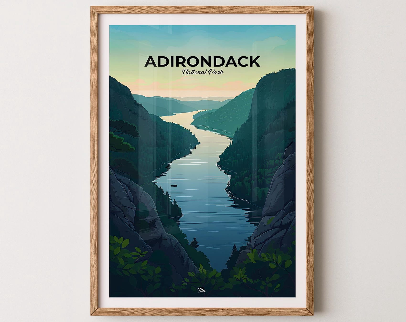 ADIRONDACK National Park Poster, Adirondack Travel Poster, Adirondack ...