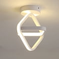 ADISUN LED Ceiling Light Fixtures Modern Flush Mount Light 3D Square ...