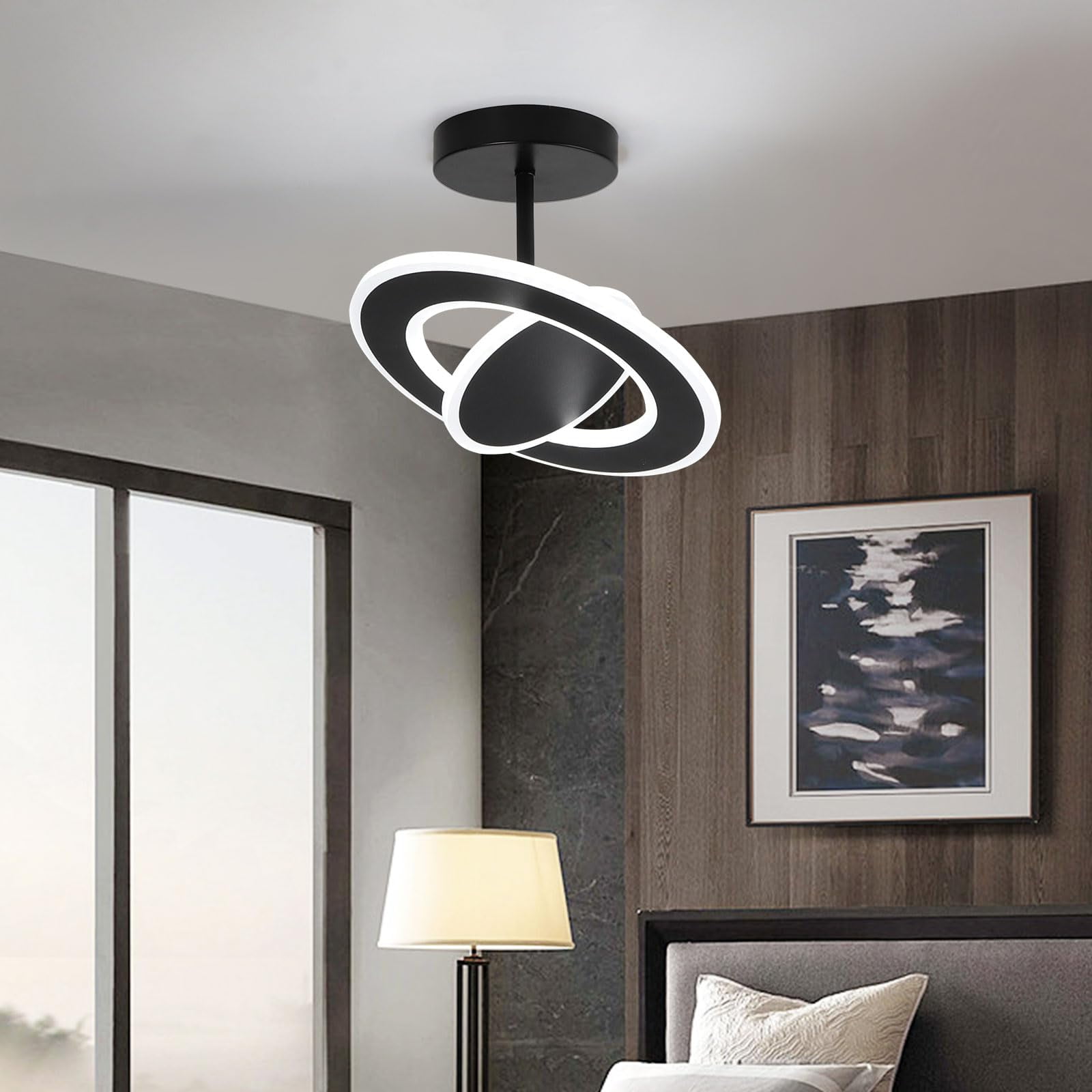 ADISUN LED Ceiling Light Modern Ceiling Lamp 270° Adjustable Round ...