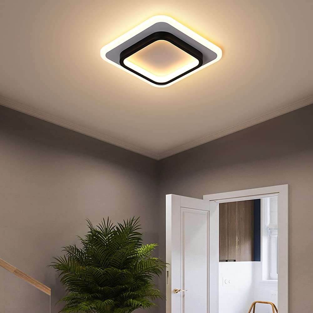 ADISUN LED Square Ceiling Light Flush Mount Lighting Fixture Ceiling ...