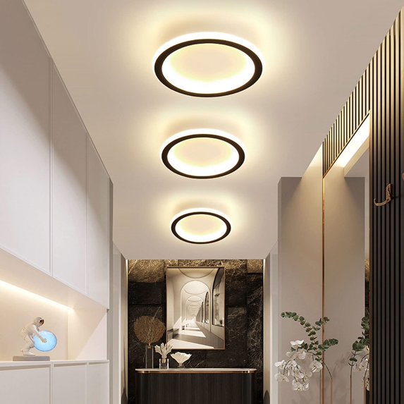 ADISUN Modern Led Ceiling Light Round Ceiling Lamp Acrylic Flush Mount ...