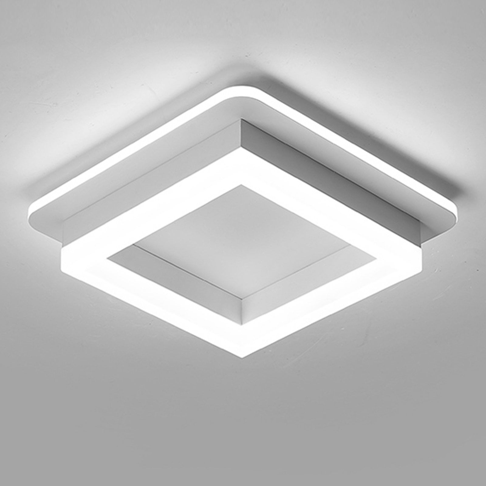 ADISUN Modern Square LED Ceiling Light Flush Mount Lights Fixtures ...
