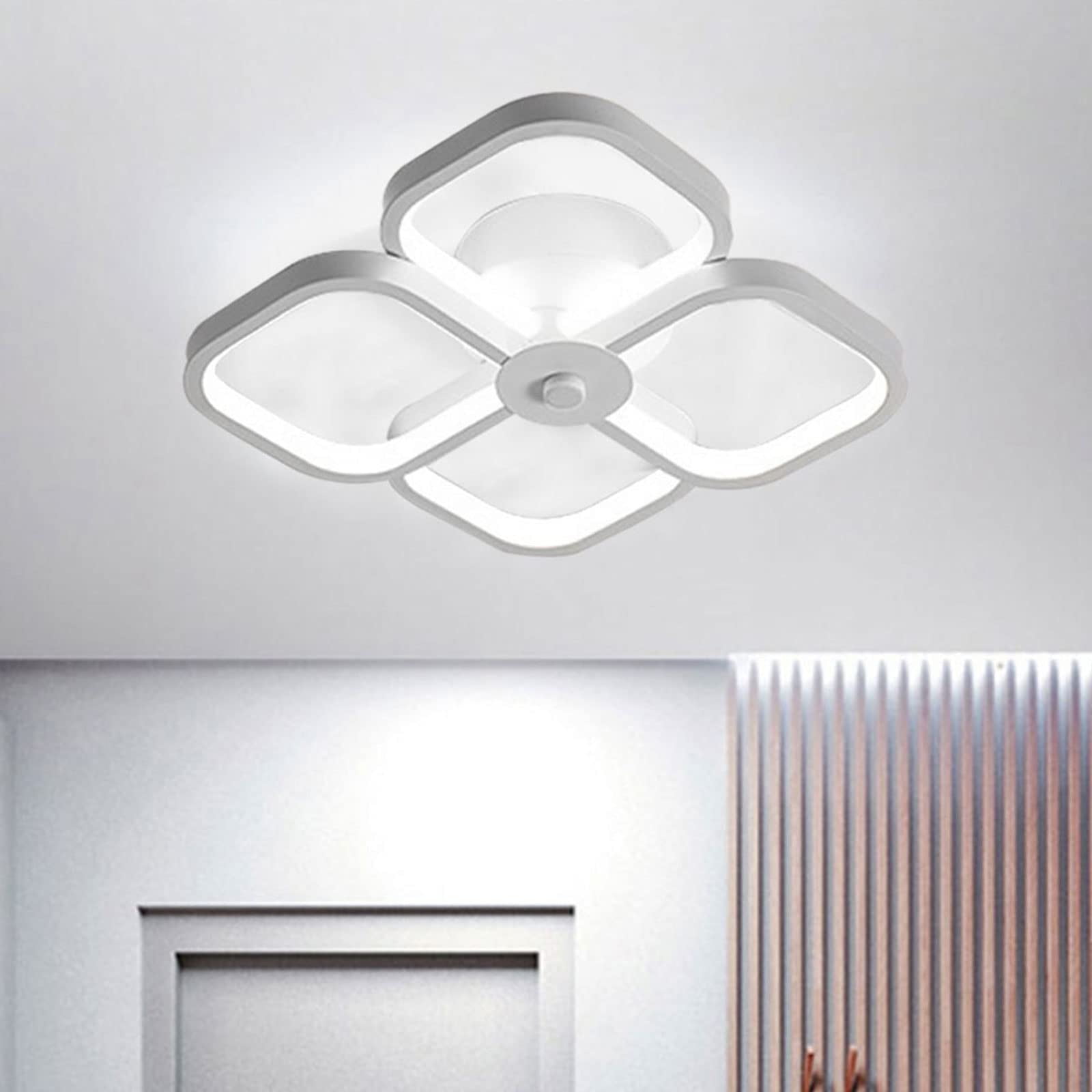 ADISUN Square Ceiling Lights Modern Led Flush Mount Lights Fixtures ...