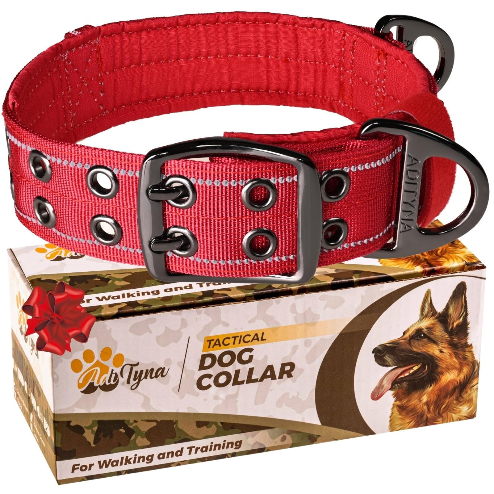 ADITYNA - Giant Dogs Collar - Adjustable XXL Collar 30 to 36 Inches ...