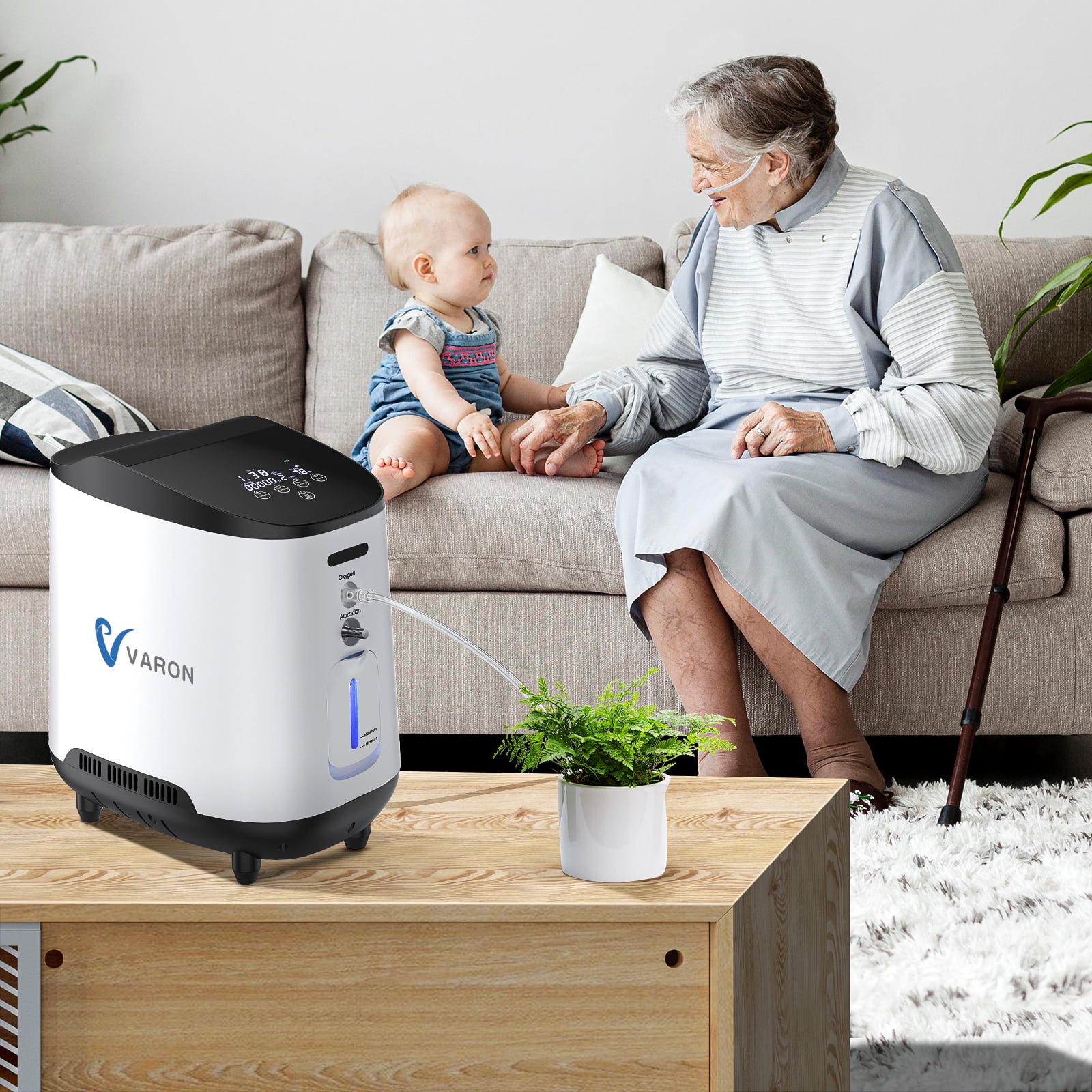 ADIUIVE Lightweight Oxygen -Portable Machine Tube for Home/Travel - 1 ...