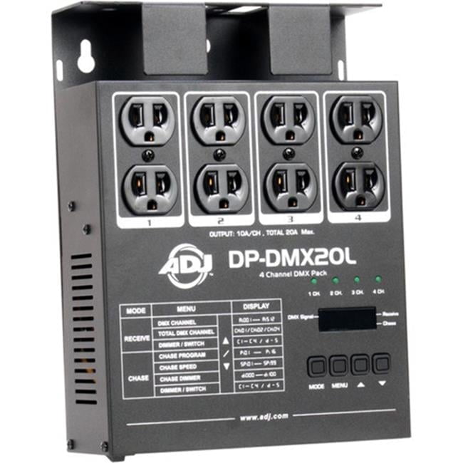 ADJ 4 Channel DMX Dimmer Pack - Walmart.com