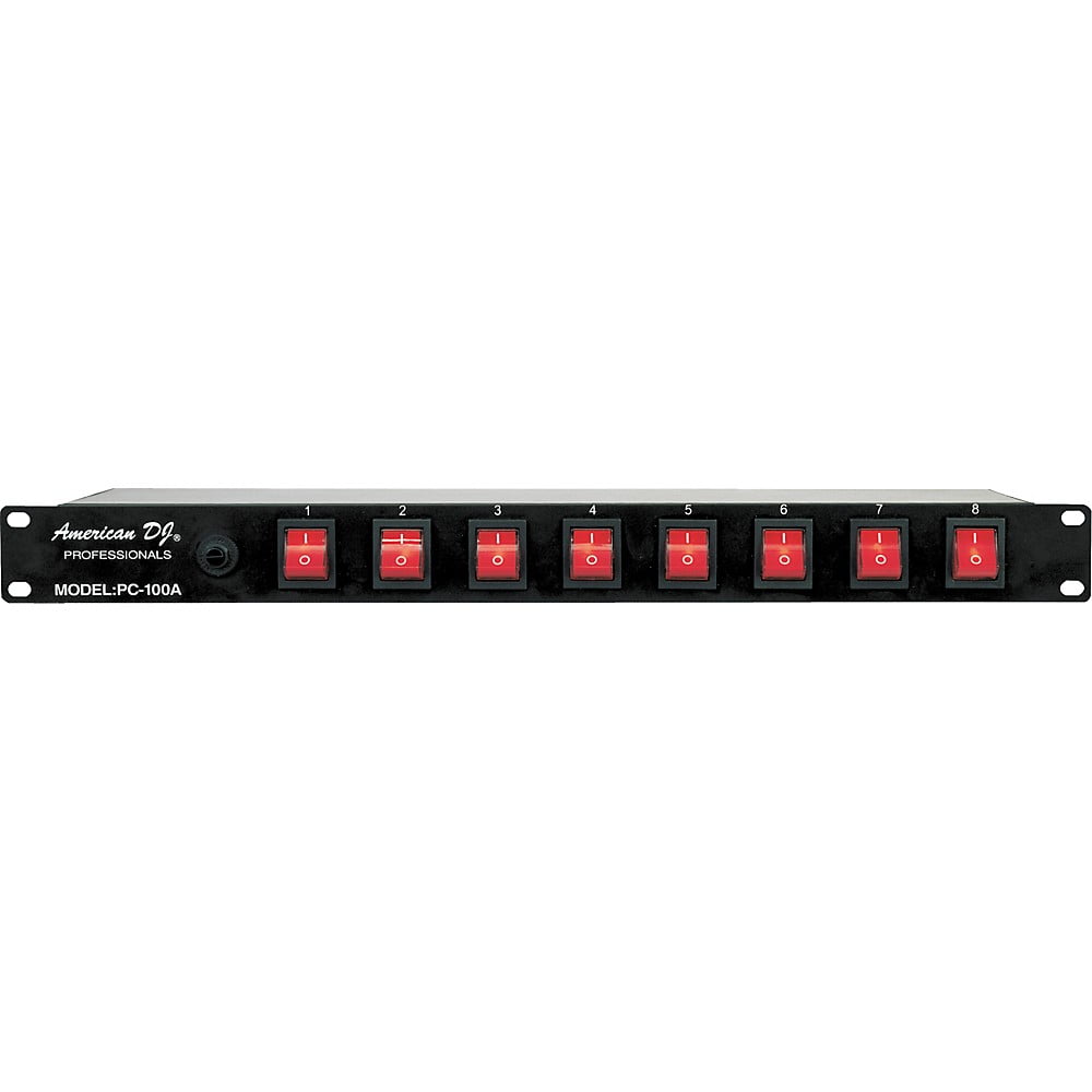 ADJ American DJ PC-100A 19 Inch Rack Light Power Distribution Center ...