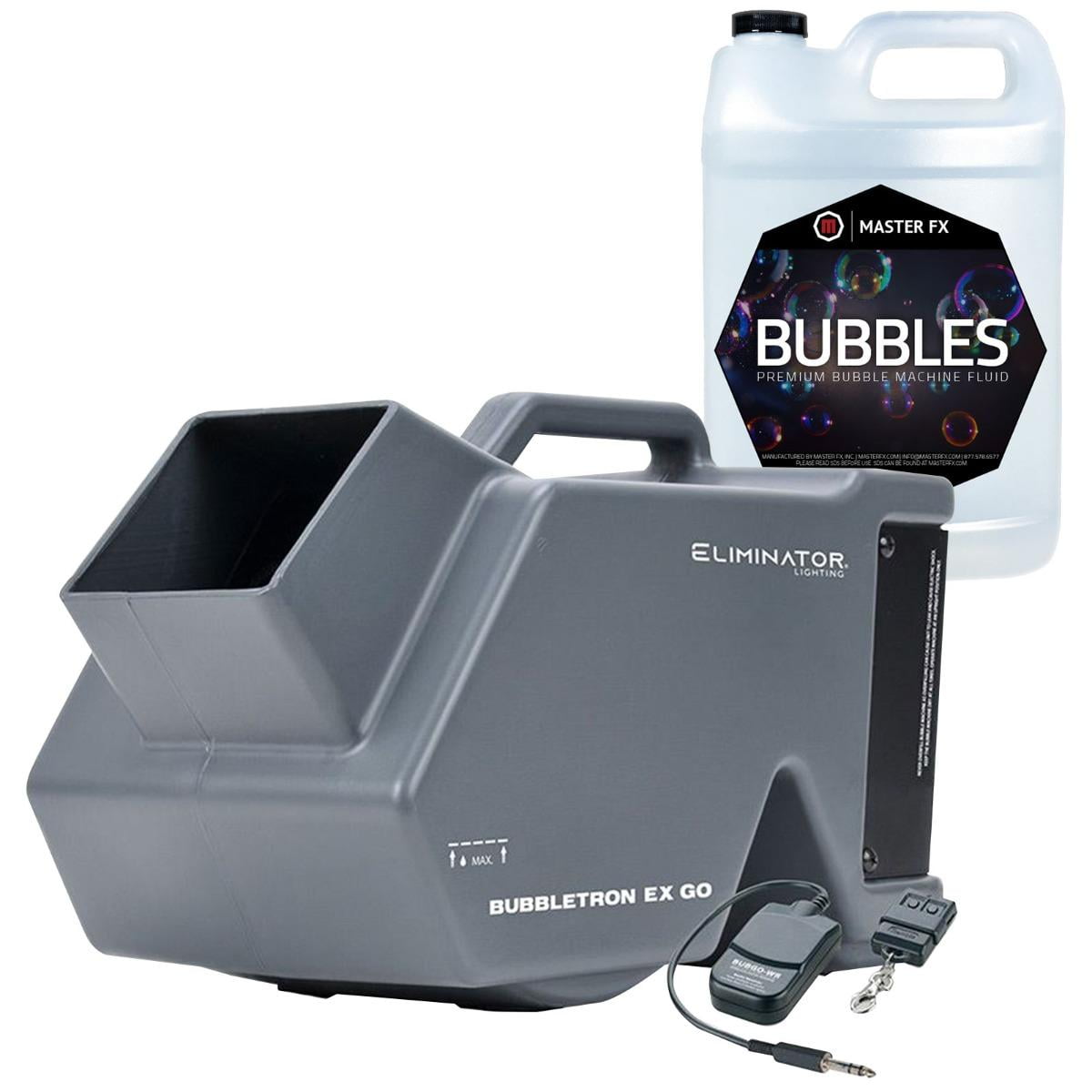 ADJ Bubbletron Go Battery Powered Rechargeable Bubble Machine with ...