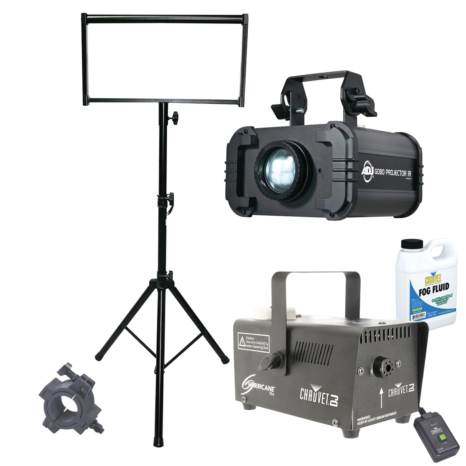 ADJ GOBO Projector IR LED Indoor Gobo Projector with Fog Machine ...